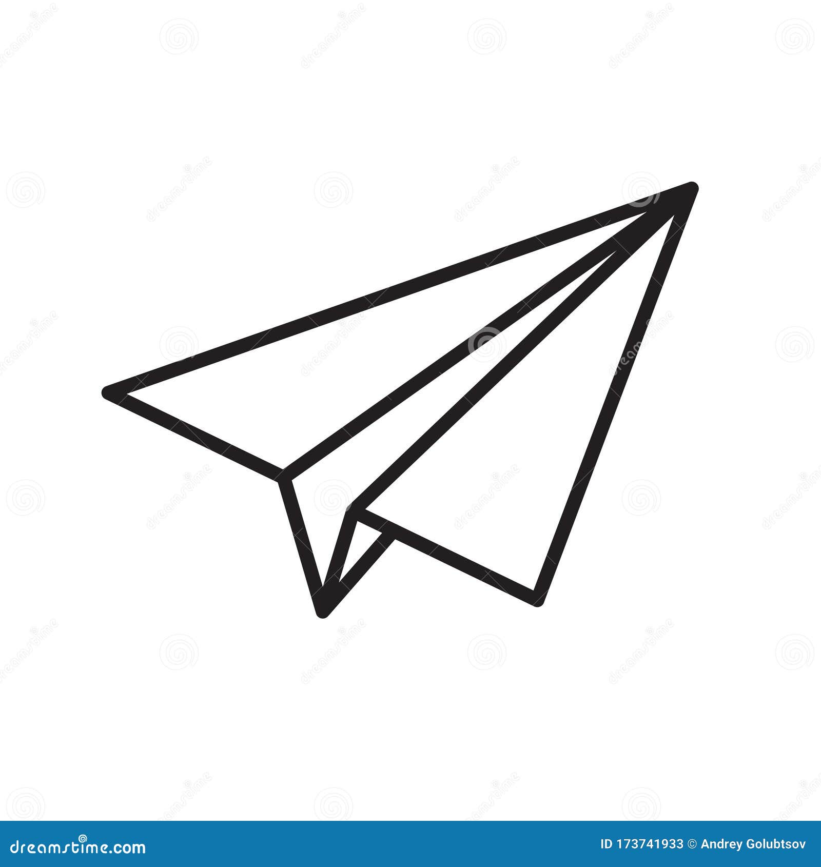 Paper Airplane Vector