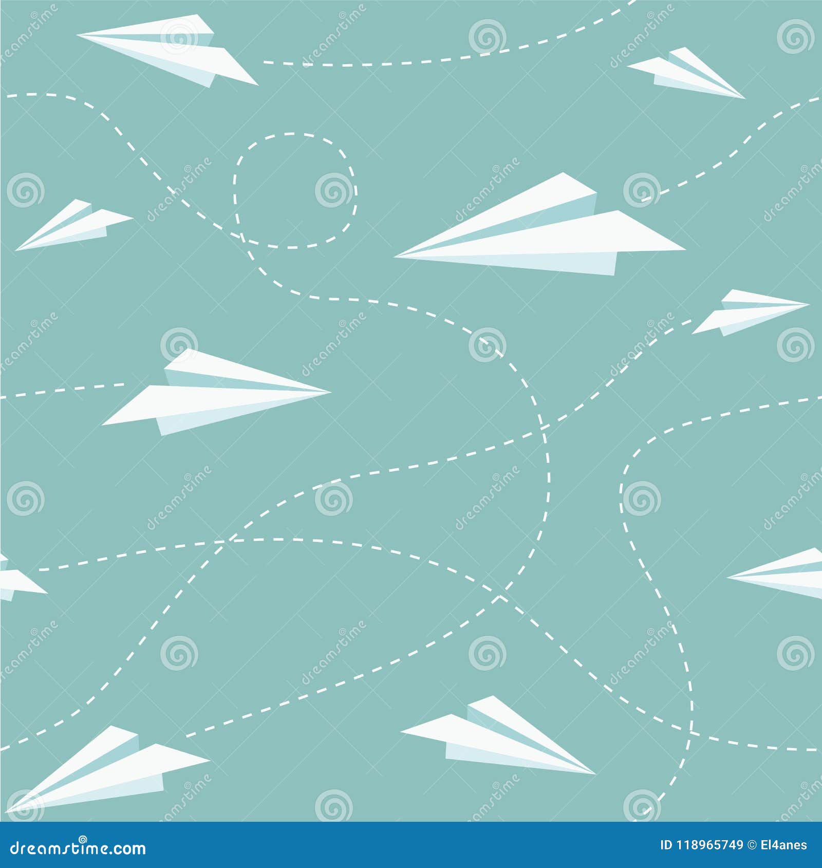 Paper plane wallpaper stock vector. Illustration of airplane - 118965749
