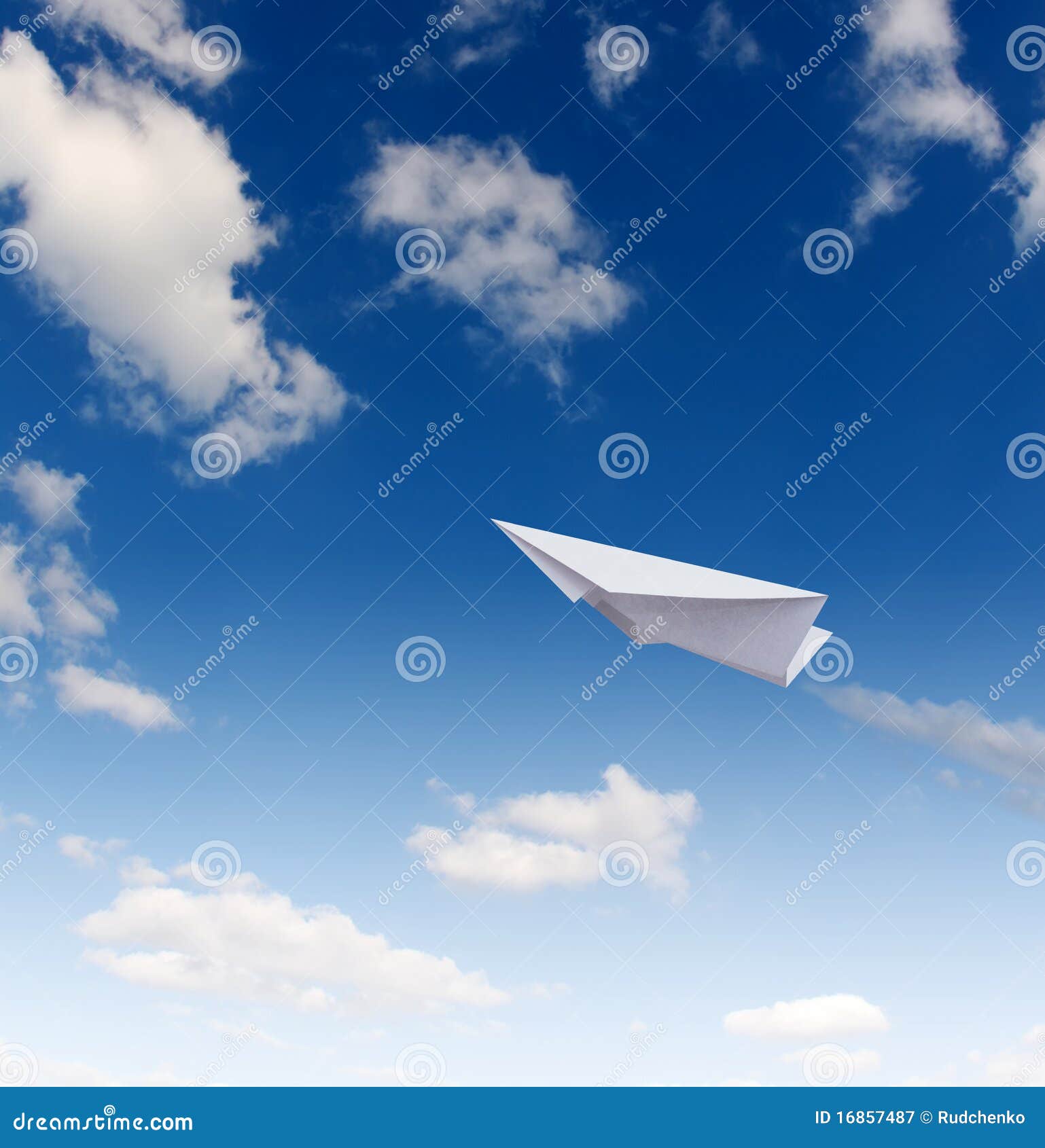 Paper planes in sky stock image. Image of freedom, business - 16857487