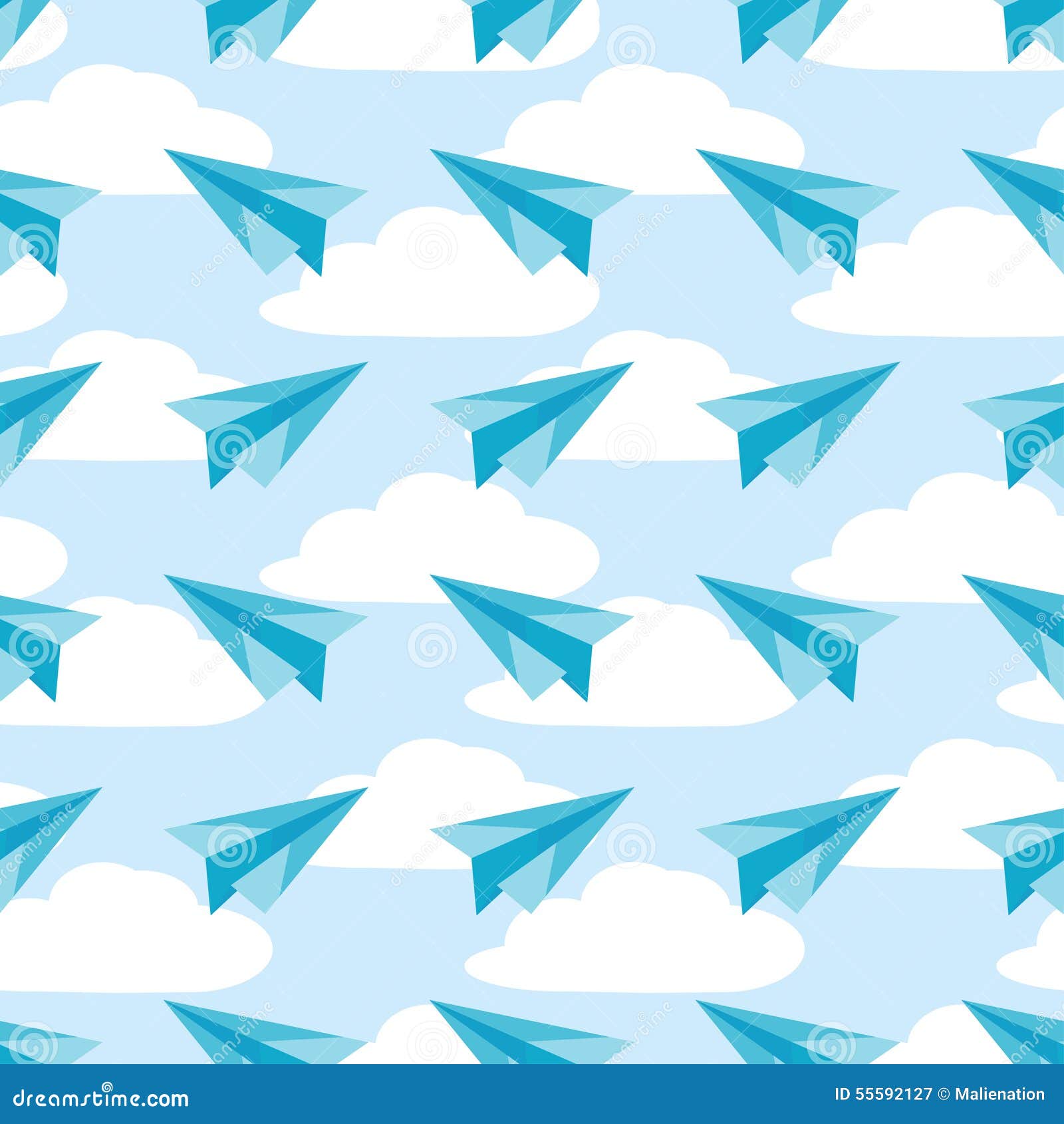 Paper Planes Seamless Texture Stock Illustrations – 276 Paper Planes ...