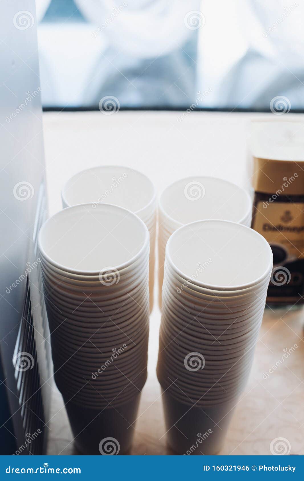 Paper or Plastic Cup for Coffee or Tea. Stock Photo - Image of brewing ...