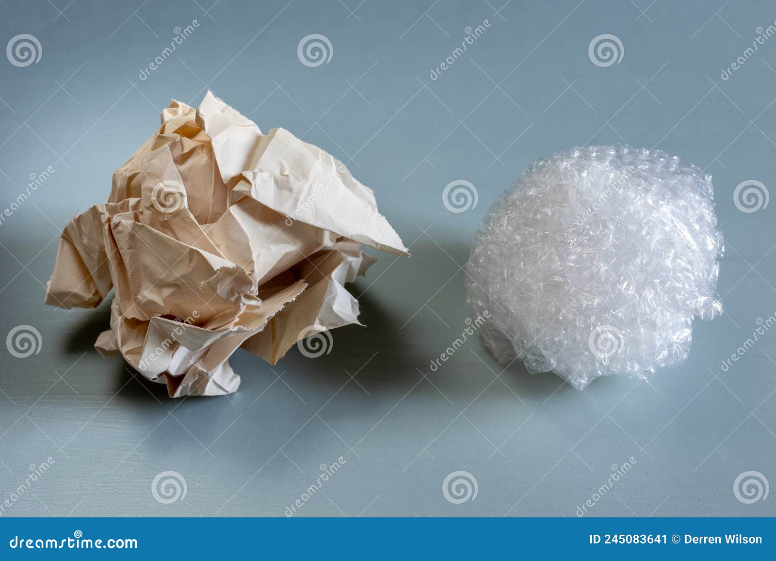 Paper and Plastic Packaging Isolated Stock Image - Image of recycling ...