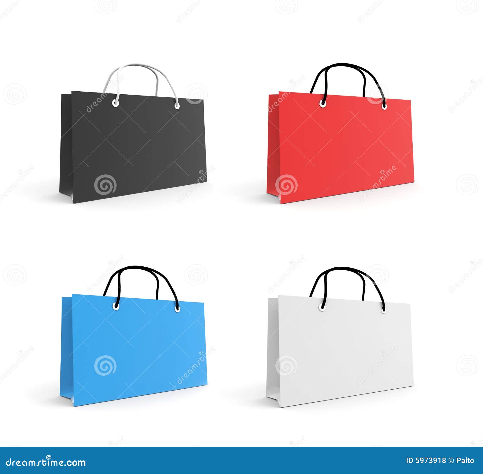 Plastic Packets With Hand Hole Realistic Vector | CartoonDealer.com ...