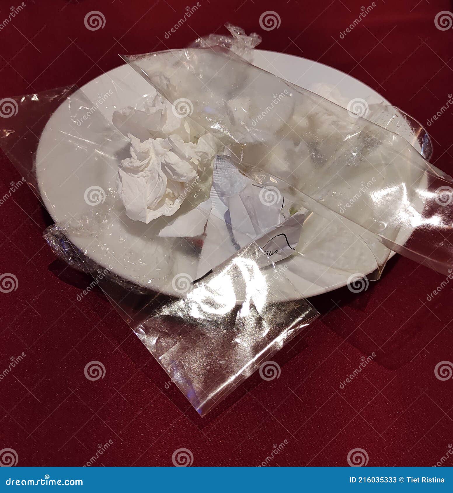 Paper and plastic waste stock image. Image of lighting - 216035333