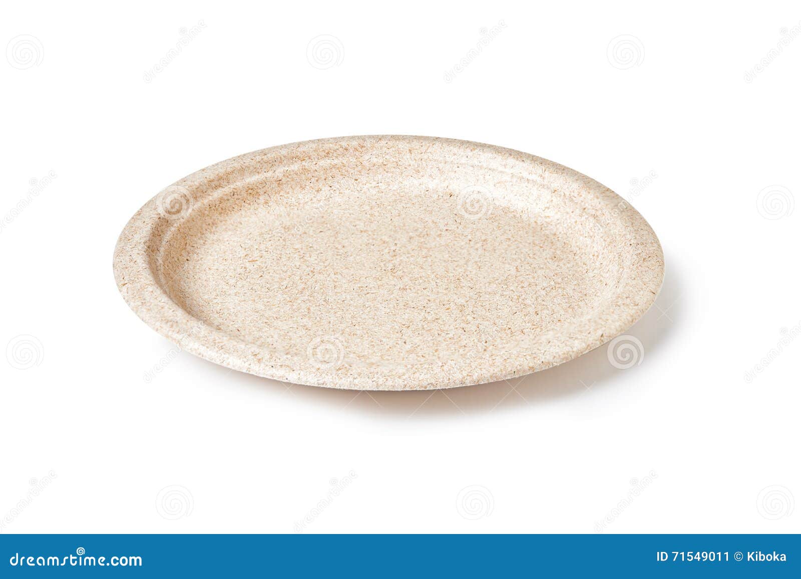 Paper plate stock image. Image of beige, isolated, empty - 71549011