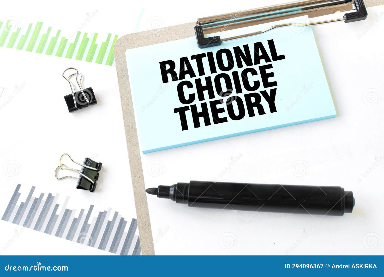 Paper Plate, Marker, Diagram, Chart and Office Tools. Text RATIONAL ...