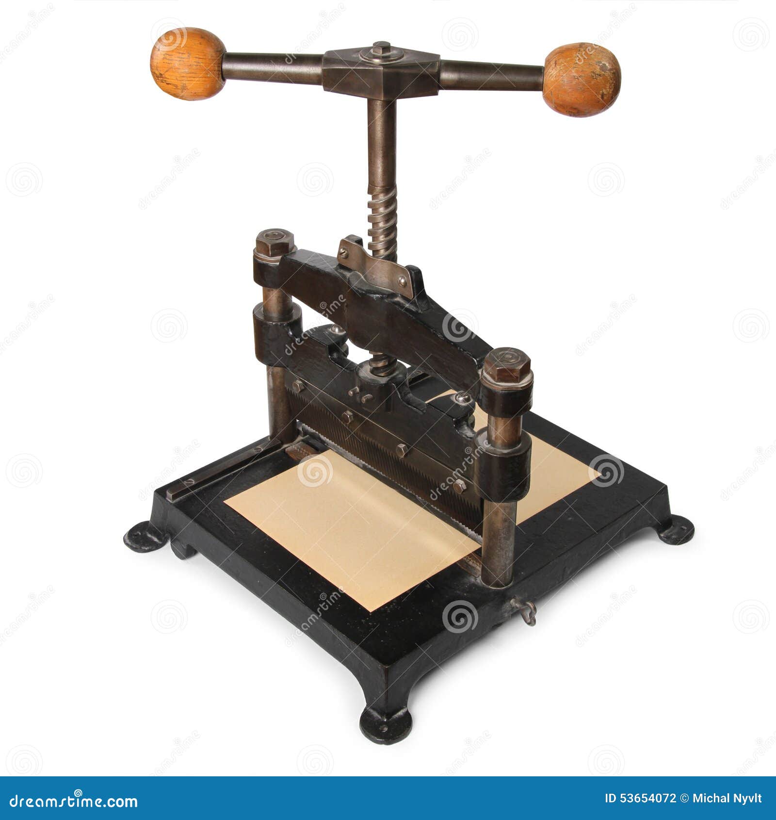 Old Paper Press Royalty-Free Stock Photography | CartoonDealer.com ...