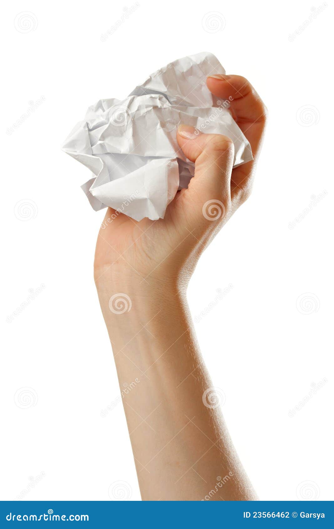Paper pressed in fist stock photo. Image of pressed, gesturing - 23566462