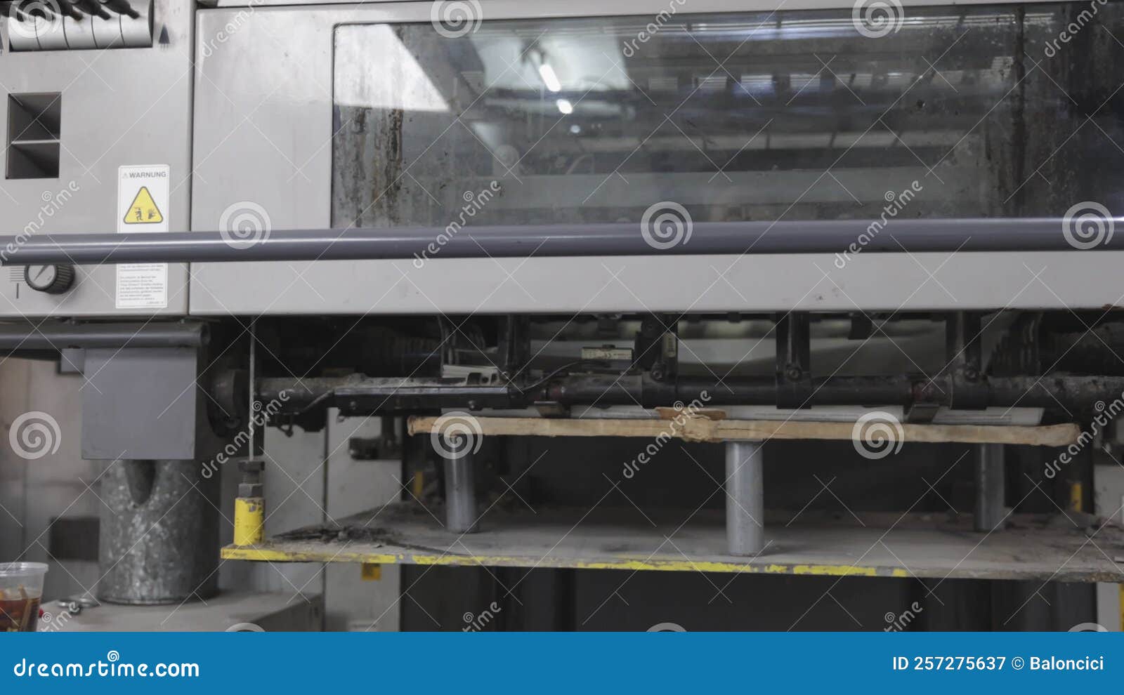 Paper printing press stock video. Video of production - 257275637