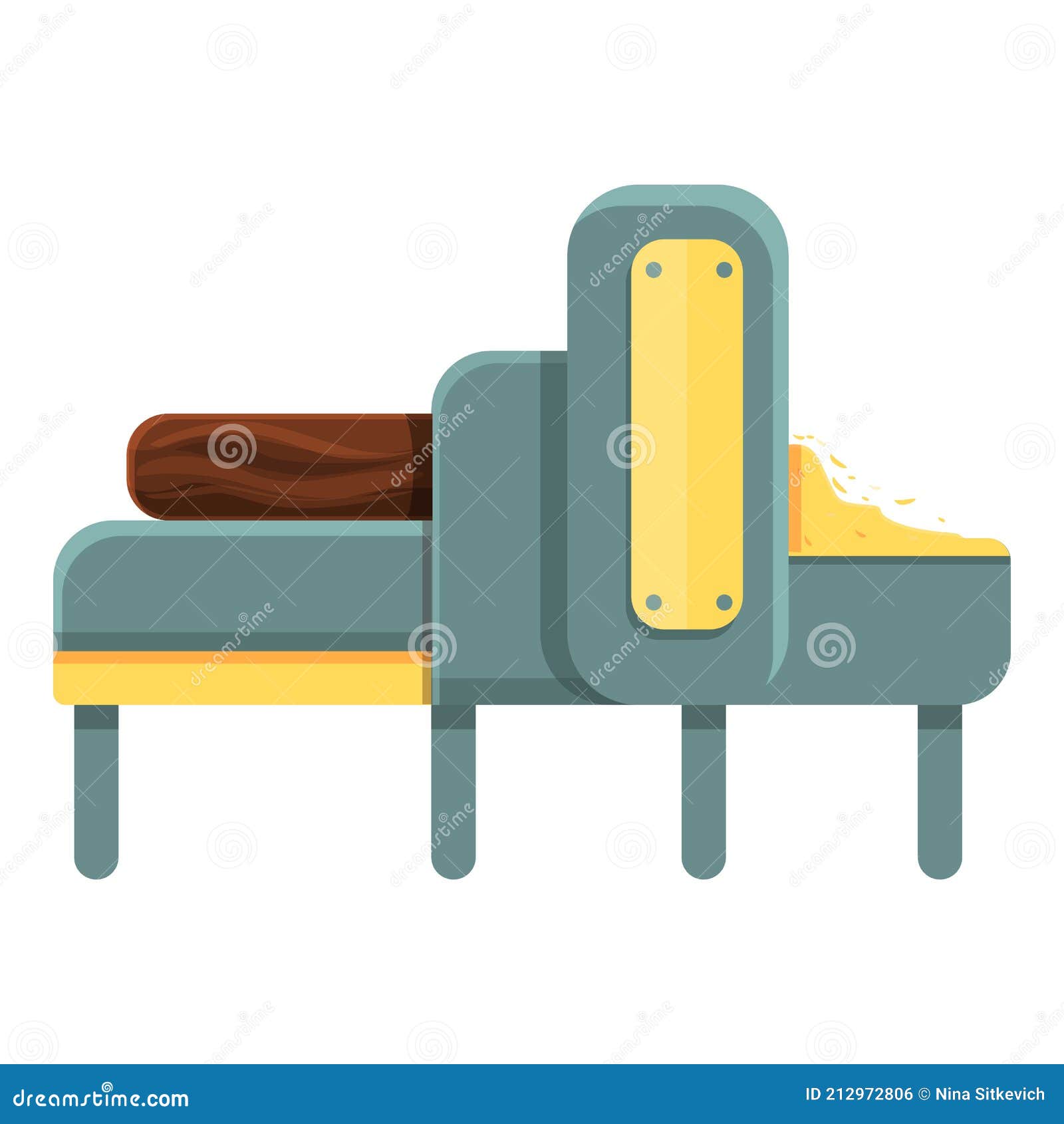 Paper Production Device Icon, Cartoon Style Stock Vector - Illustration ...