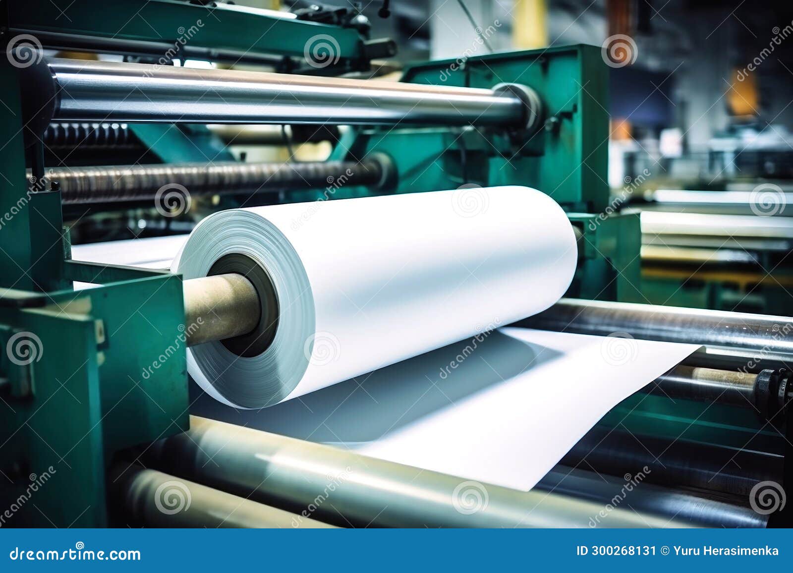 Paper Production Machine. Powerful Modern Equipment for the Production ...