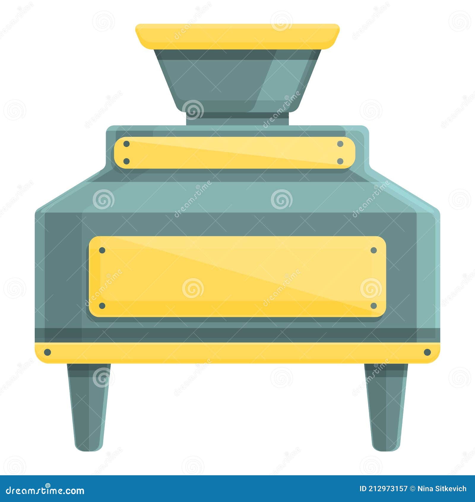 Paper Production Process Icon, Cartoon Style Stock Vector ...