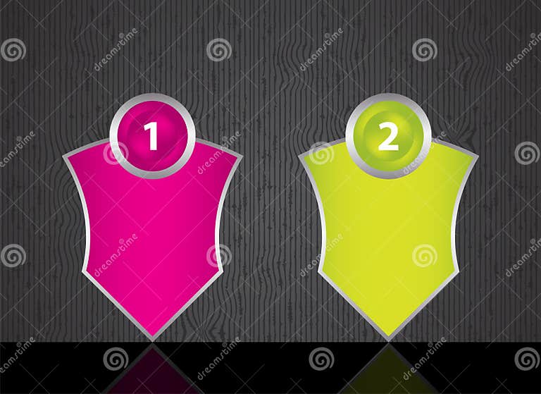 Paper progress labels stock illustration. Illustration of corporate ...