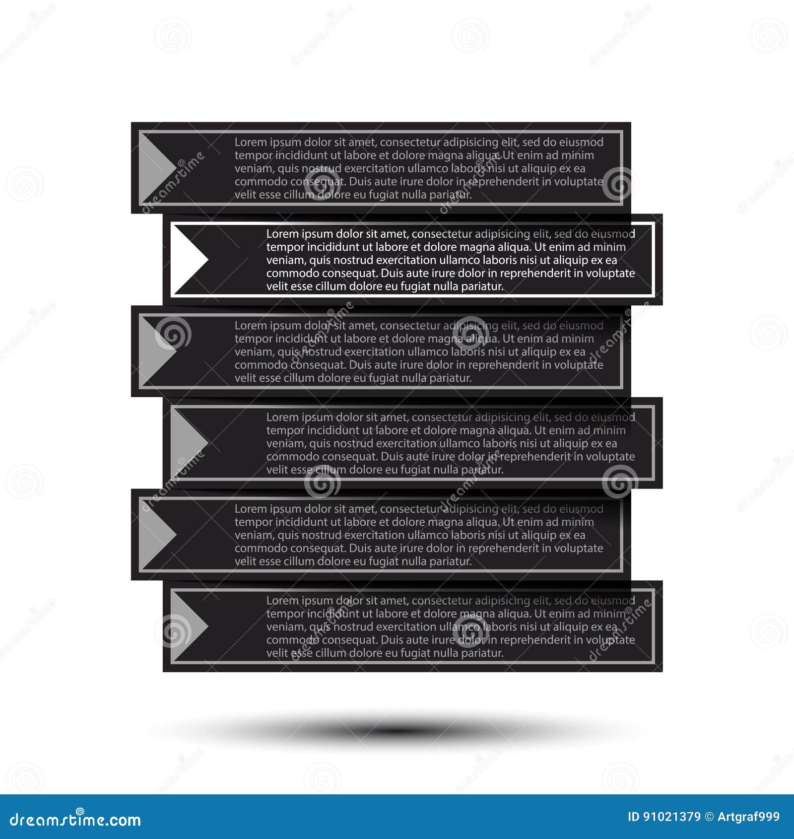 Paper Progress Steps For Tutorial Stock Illustration Illustration Of