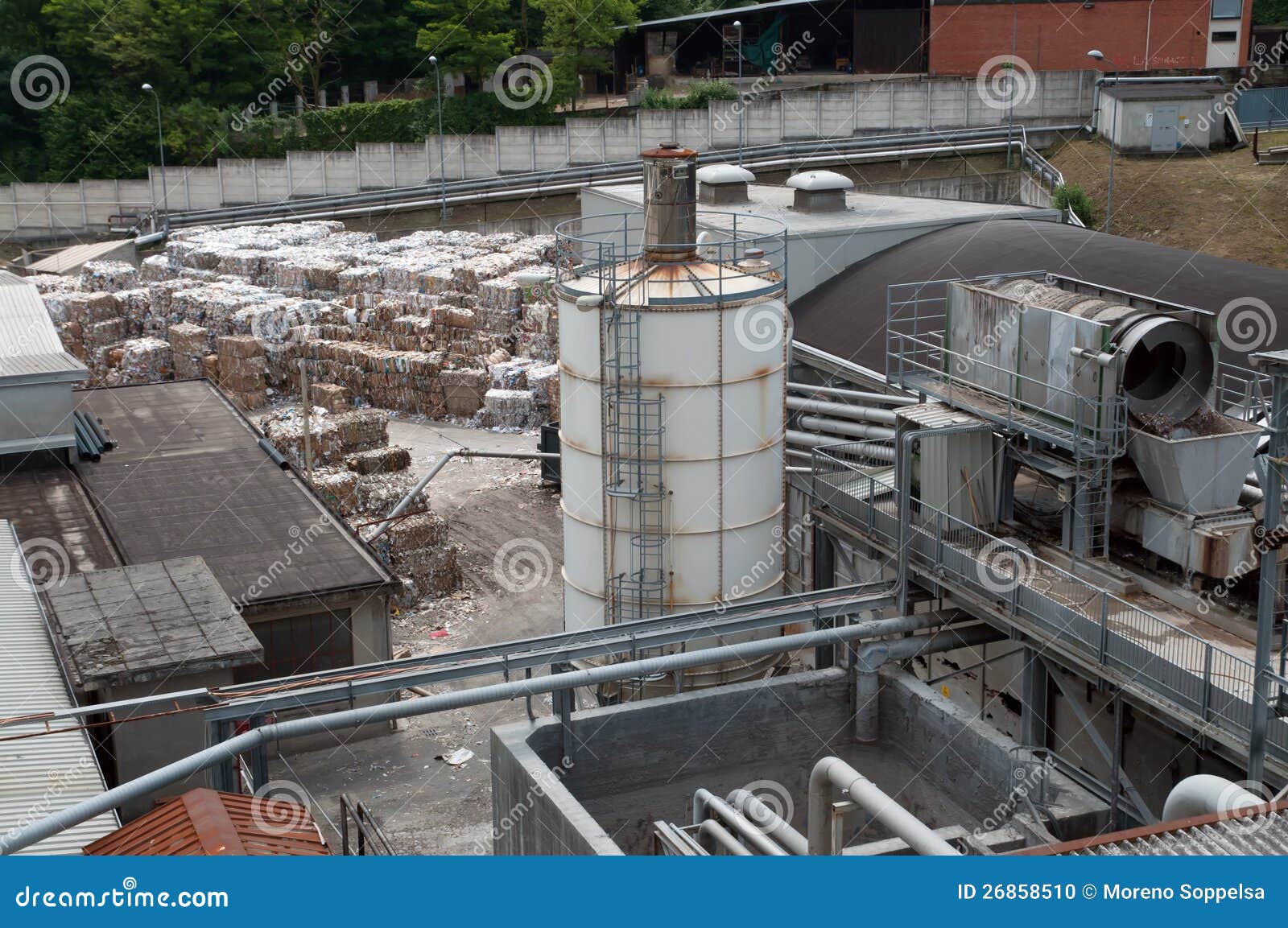Paper and pulp mill stock photo. Image of paper, plant - 26858510