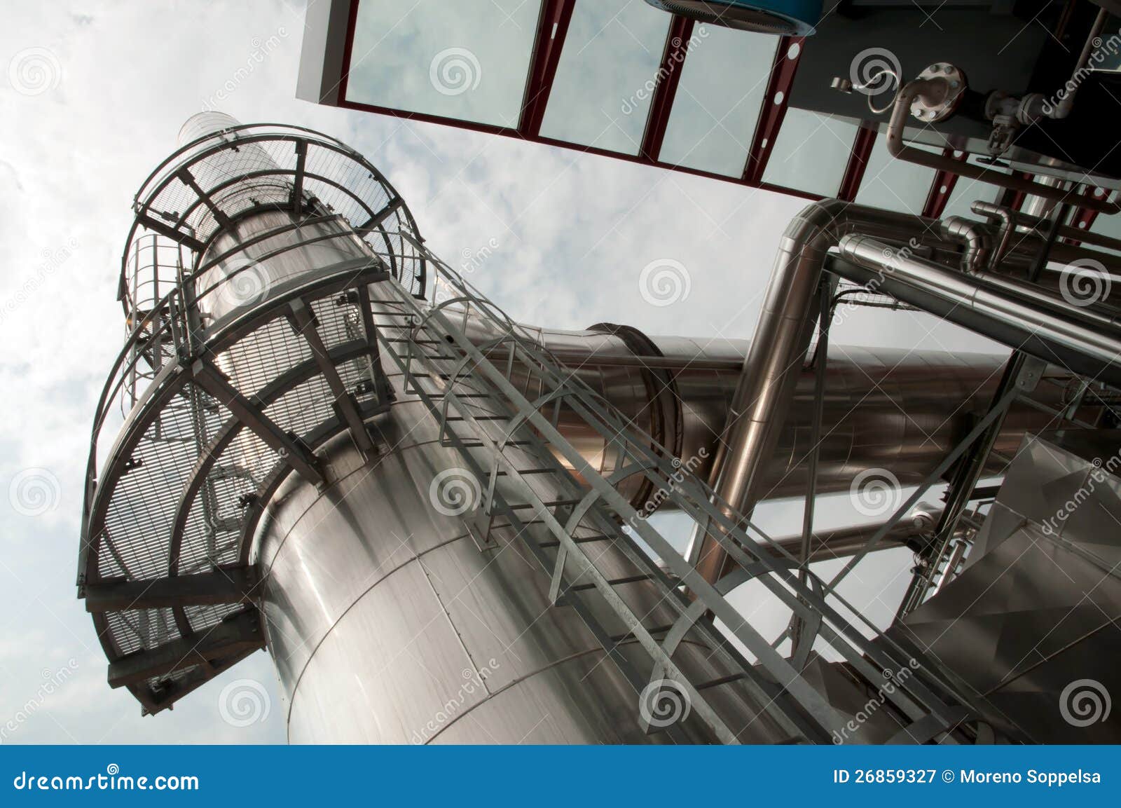 Paper and Pulp Mill - Cogeneration Plant Stock Image - Image of ...