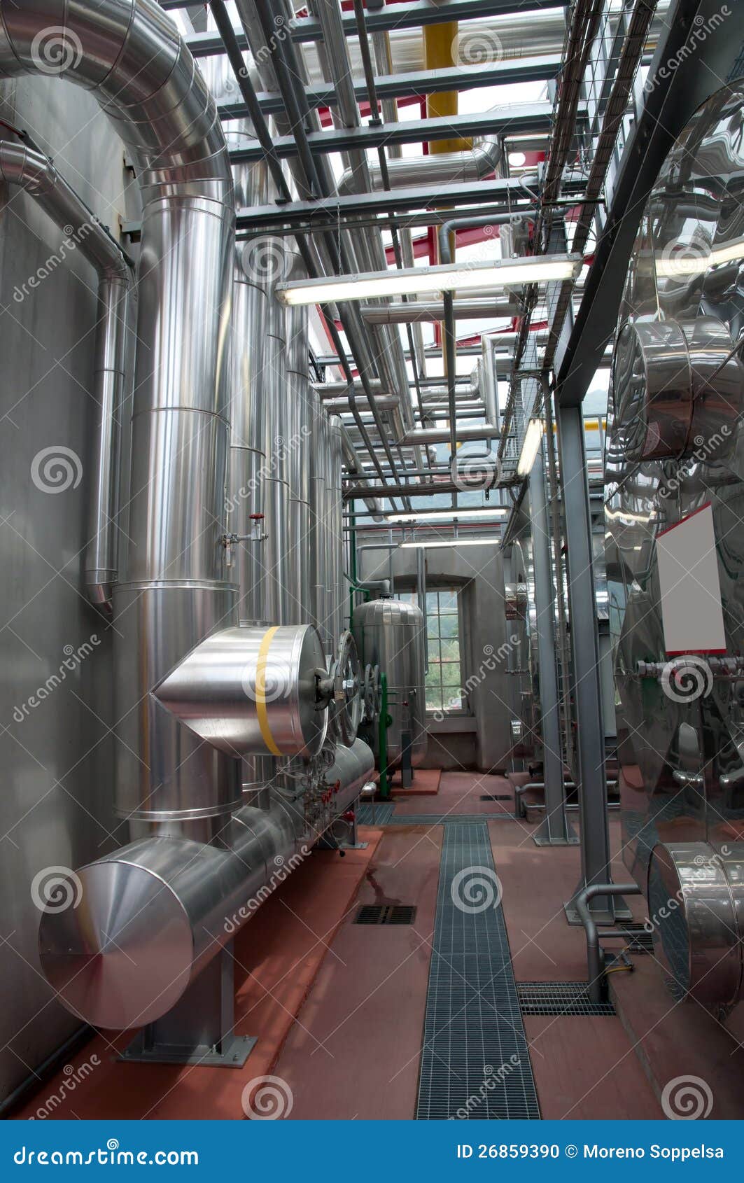 Paper and Pulp Mill - Cogeneration Plant Stock Photo - Image of ...