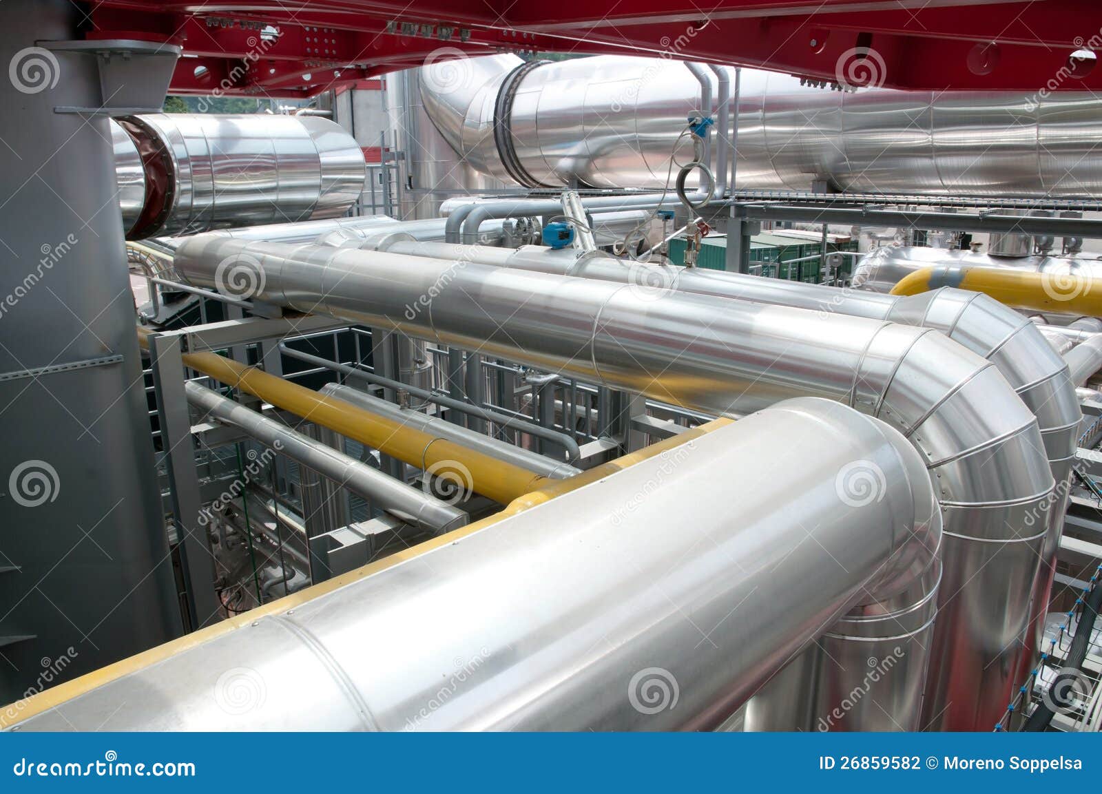 Paper and Pulp Mill - Cogeneration Plant Stock Photo - Image of ...