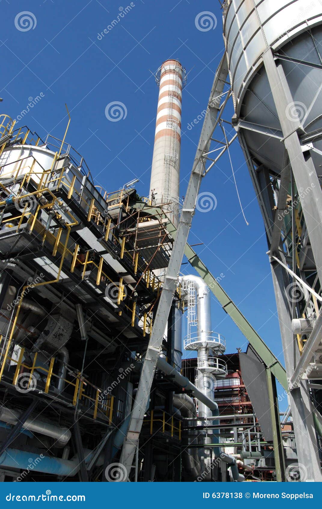 Paper and Pulp Mill - Cogeneration Power Plants Stock Photo - Image of ...
