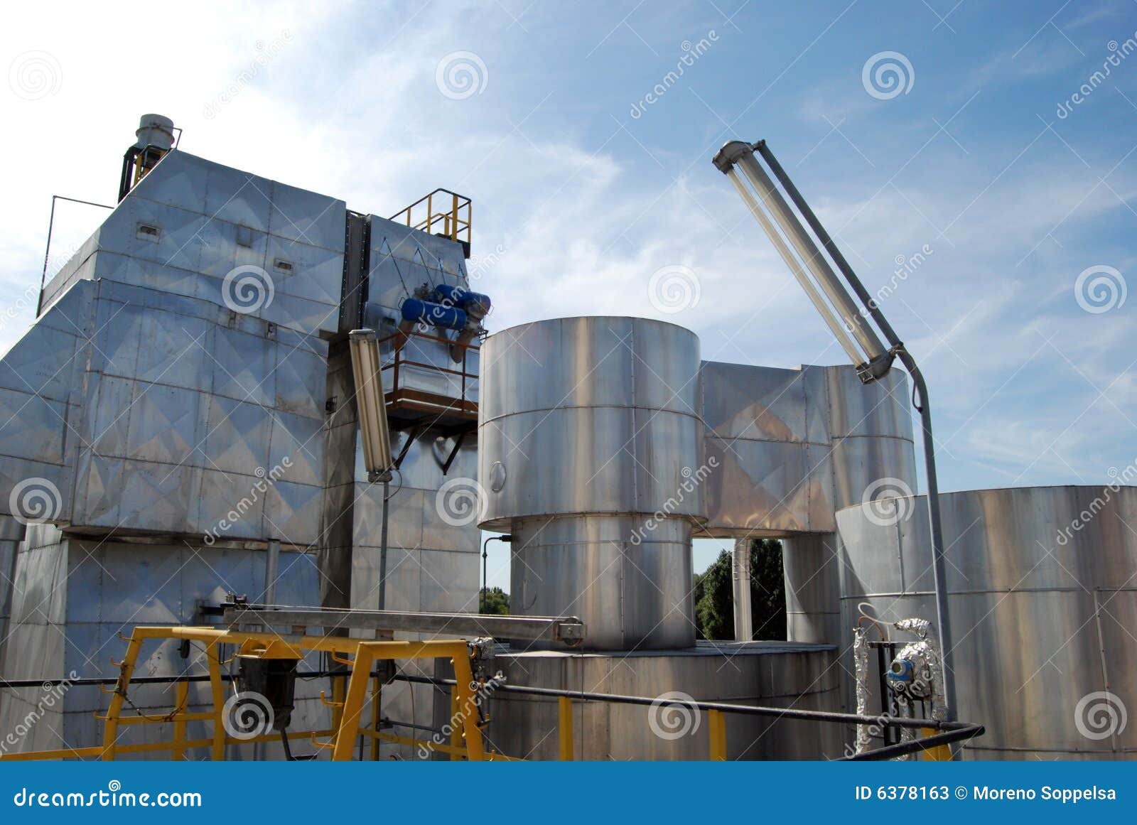 Paper and Pulp Mill - Cogeneration Power Plants Stock Image - Image of ...