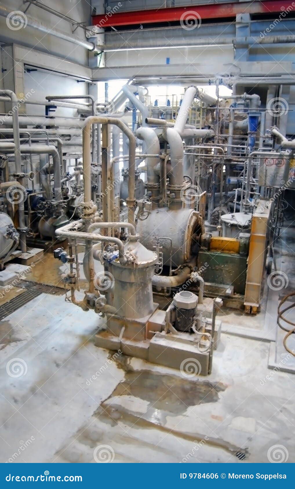 Paper and Pulp Mill - De-inking Stock Photo - Image of manufacturing ...