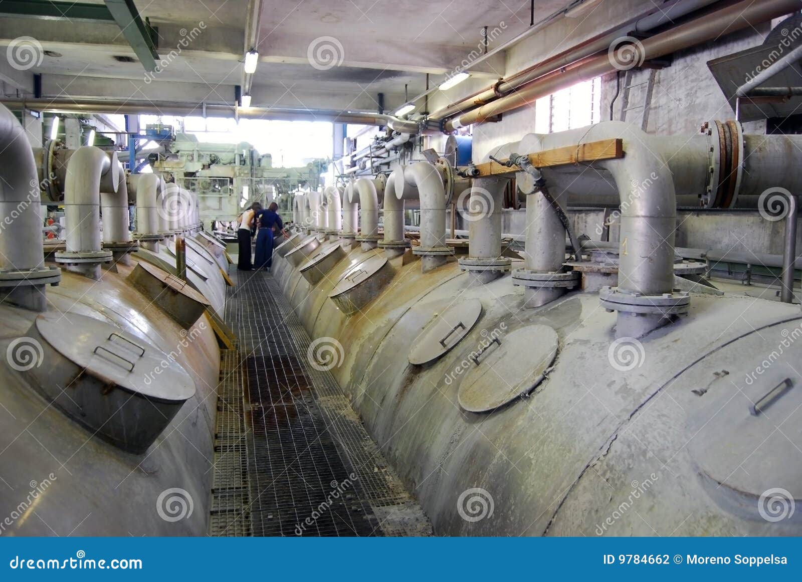 Paper and Pulp Mill - De-inking Stock Photo - Image of enviromental ...