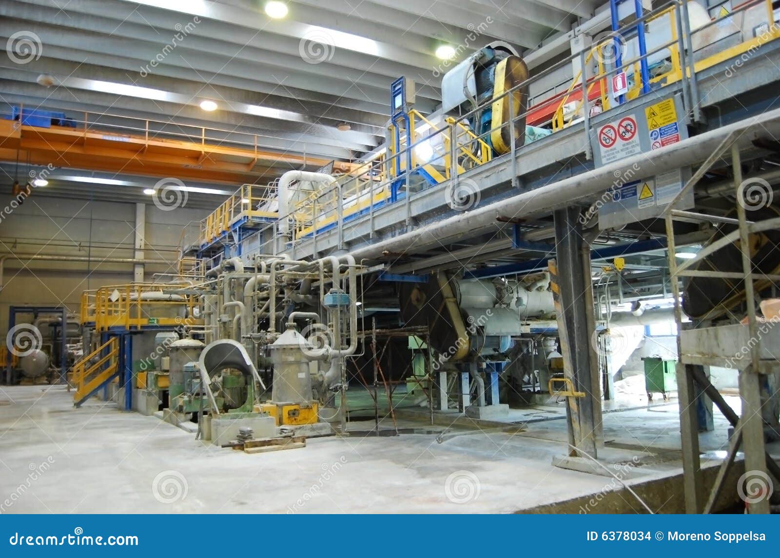 Paper and Pulp Mill - De-inking Plants Stock Photo - Image of dried ...