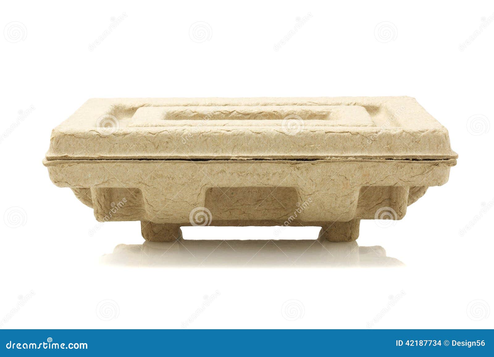 Paper Pulp Protective Packaging Stock Photo - Image of molded, paper ...