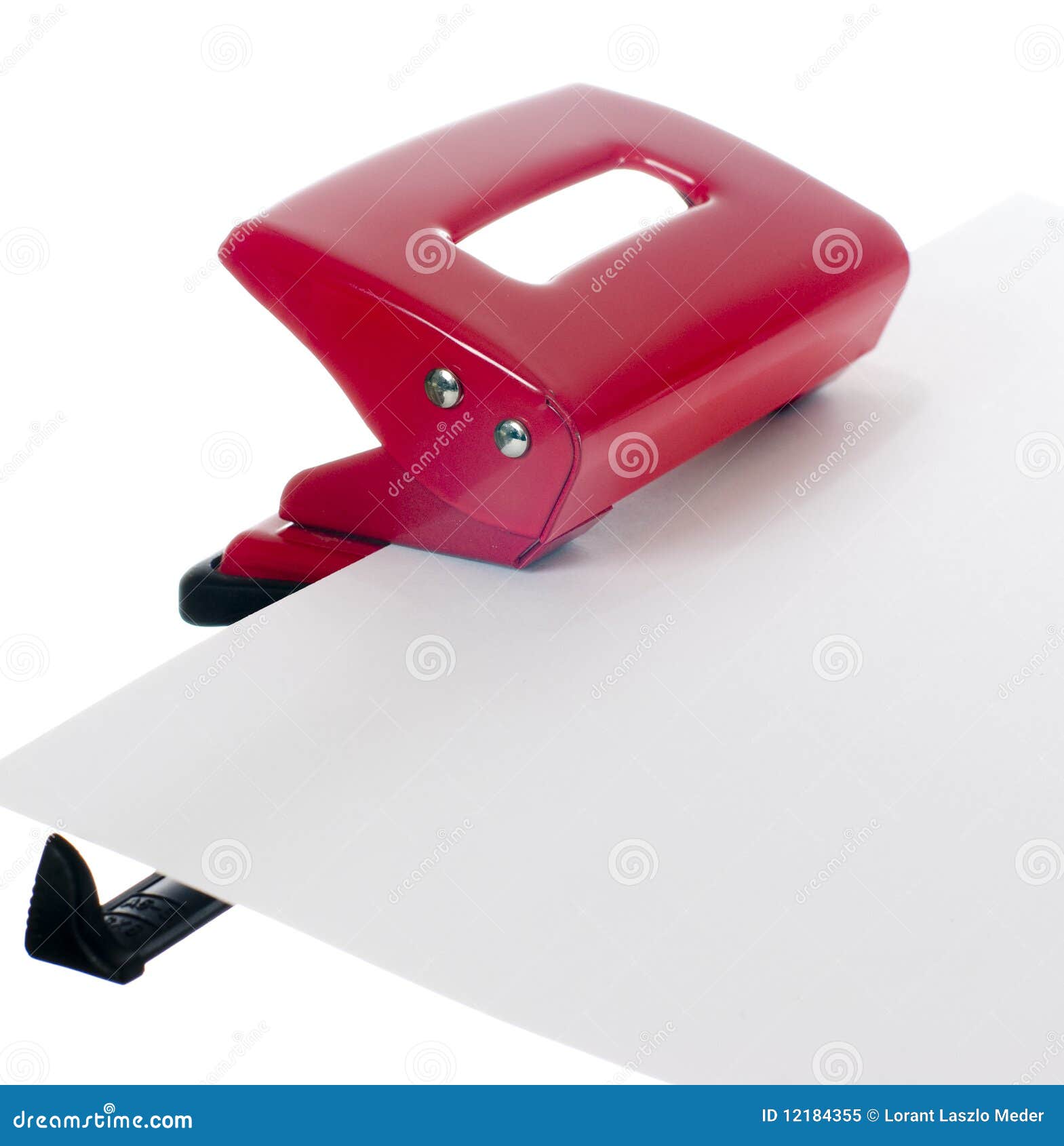 Paper puncher stock image. Image of business, dividing - 12184355