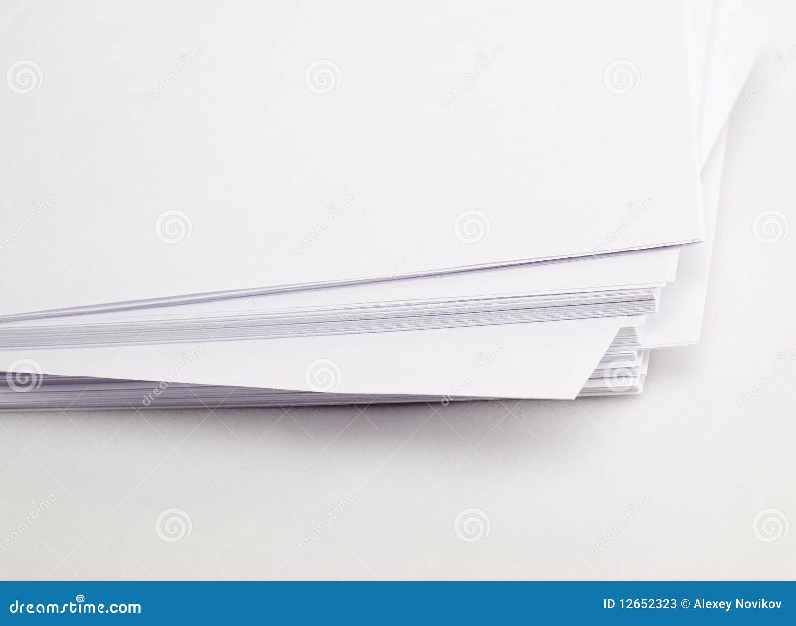 Paper for recording stock image. Image of write, white - 12652323