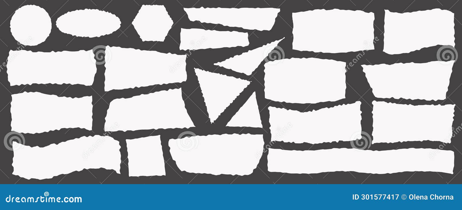 Jagged Border With White Frame Cartoon Vector | CartoonDealer.com #3330187