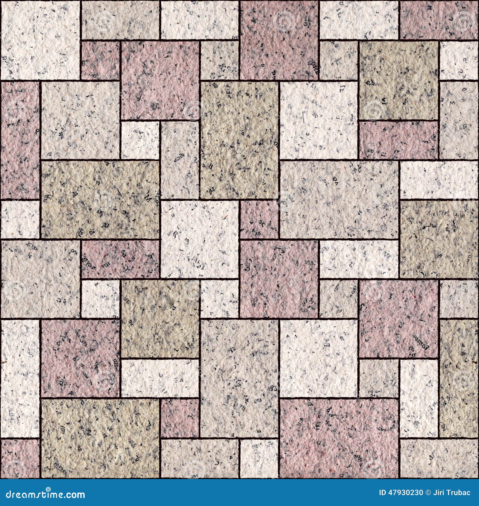 Paper Rectangular Tile Stacked for Seamless Background Stock ...