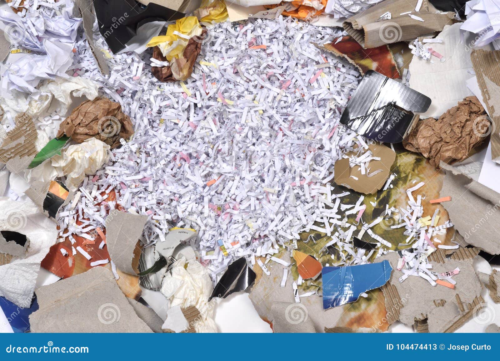 Of a Paper Recycling Container Stock Image - Image of close, inside ...