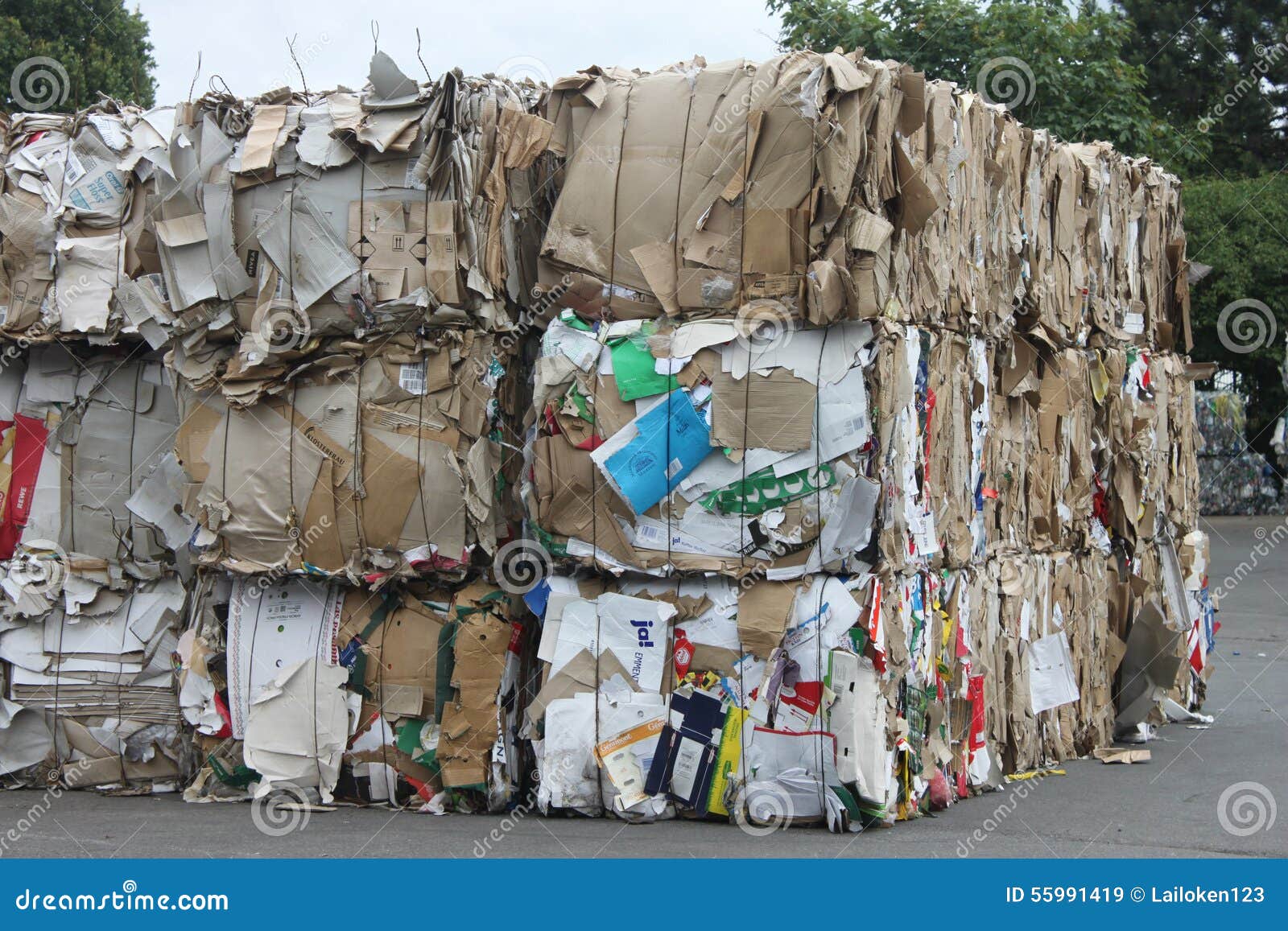 Paper Recycling editorial stock image. Image of colourful - 55991419