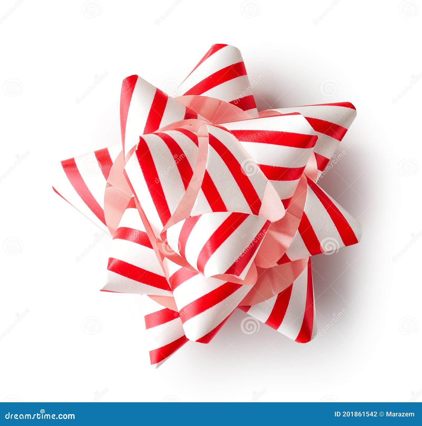 Paper ribbon bow stock photo. Image of element, ornate - 201861542