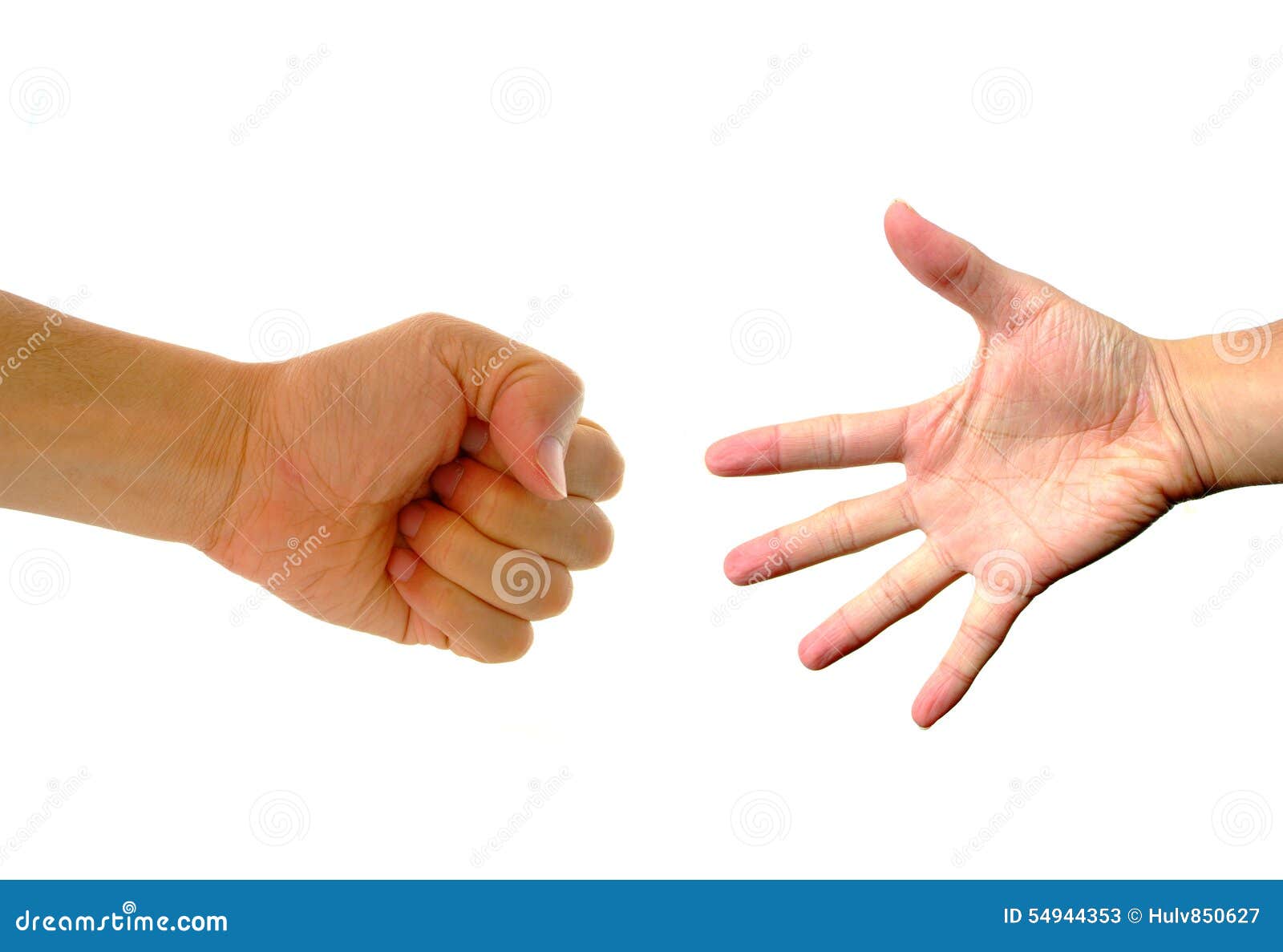 Paper Rock Scissors Hand Game Stock Image - Image of activity, making ...