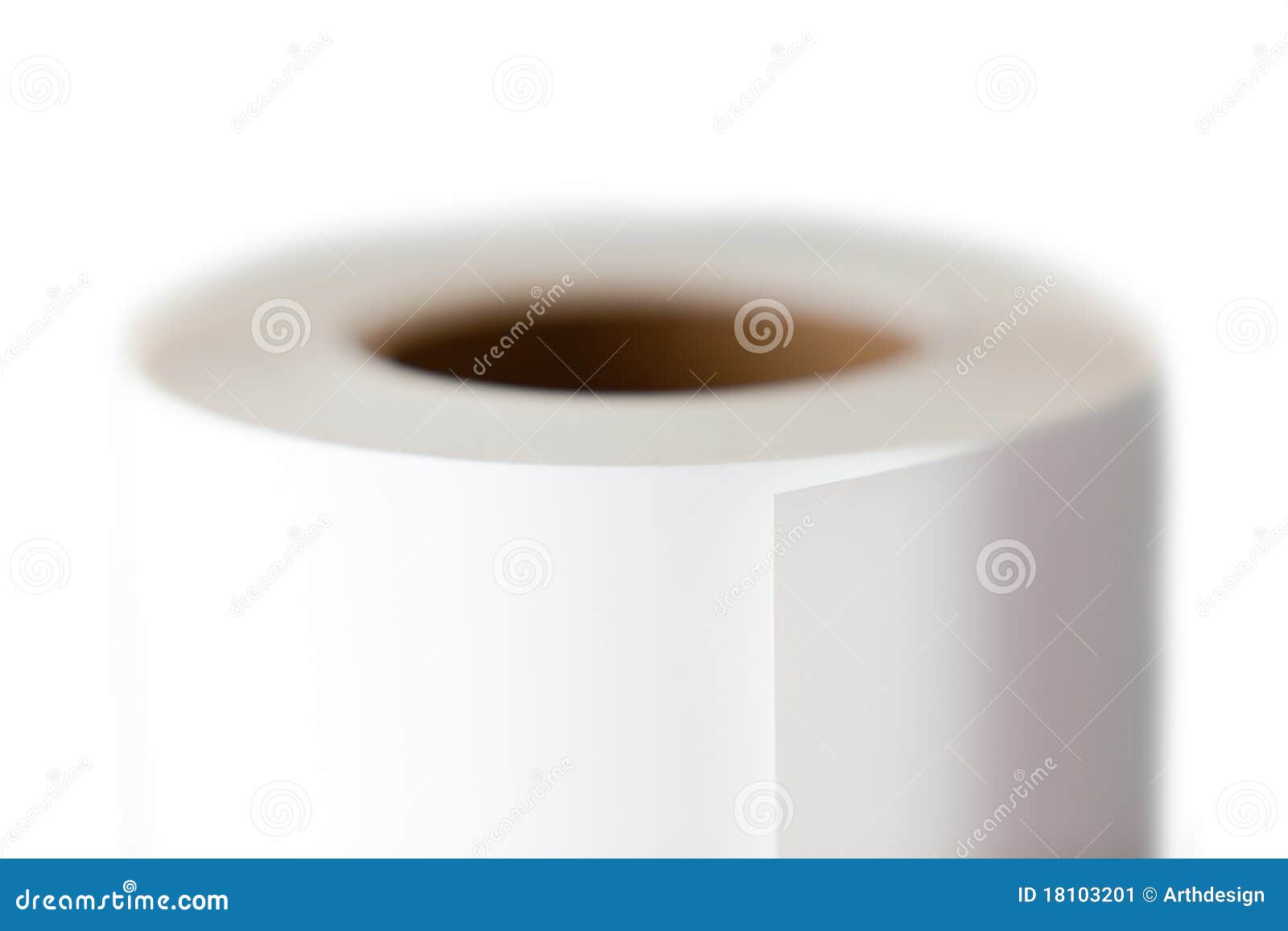 Paper roll stock image. Image of tube, print, blueprint - 18103201