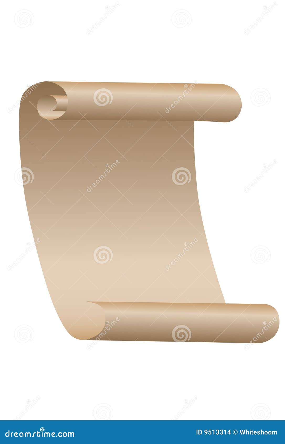 Paper roll stock vector. Illustration of communication - 9513314