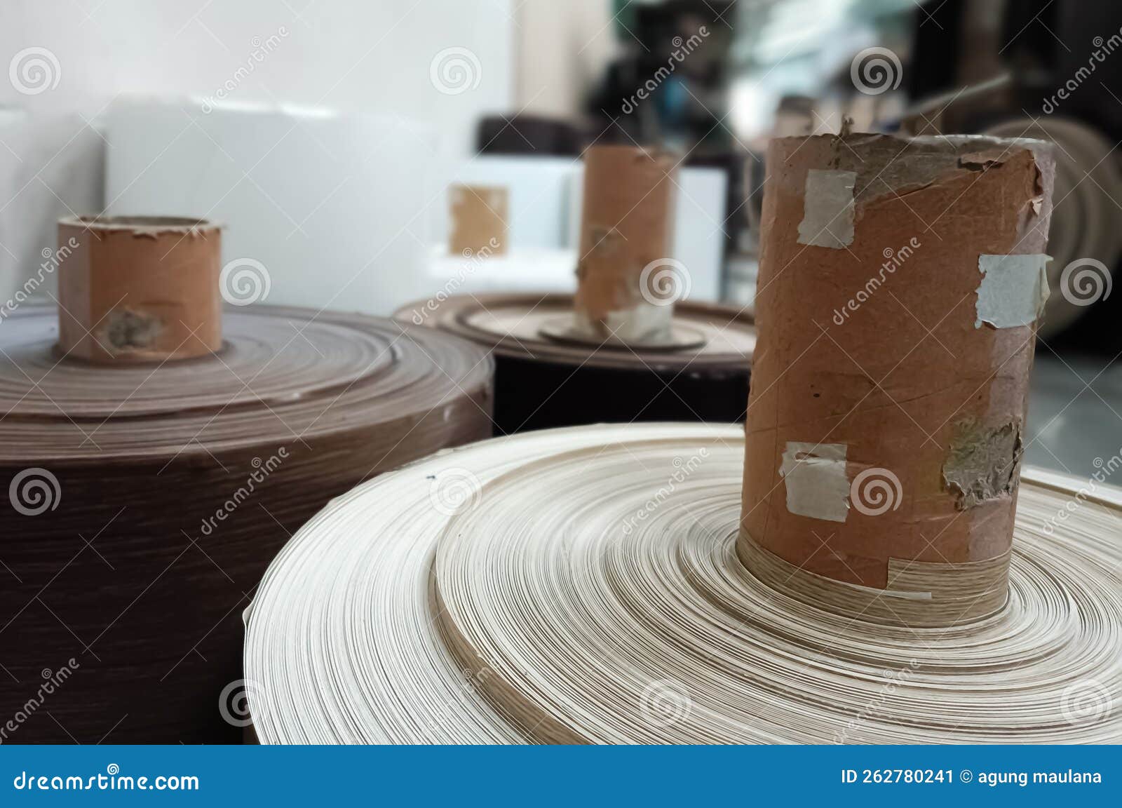 Paper Roll for Industrial Raw Materials Stock Image - Image of ...