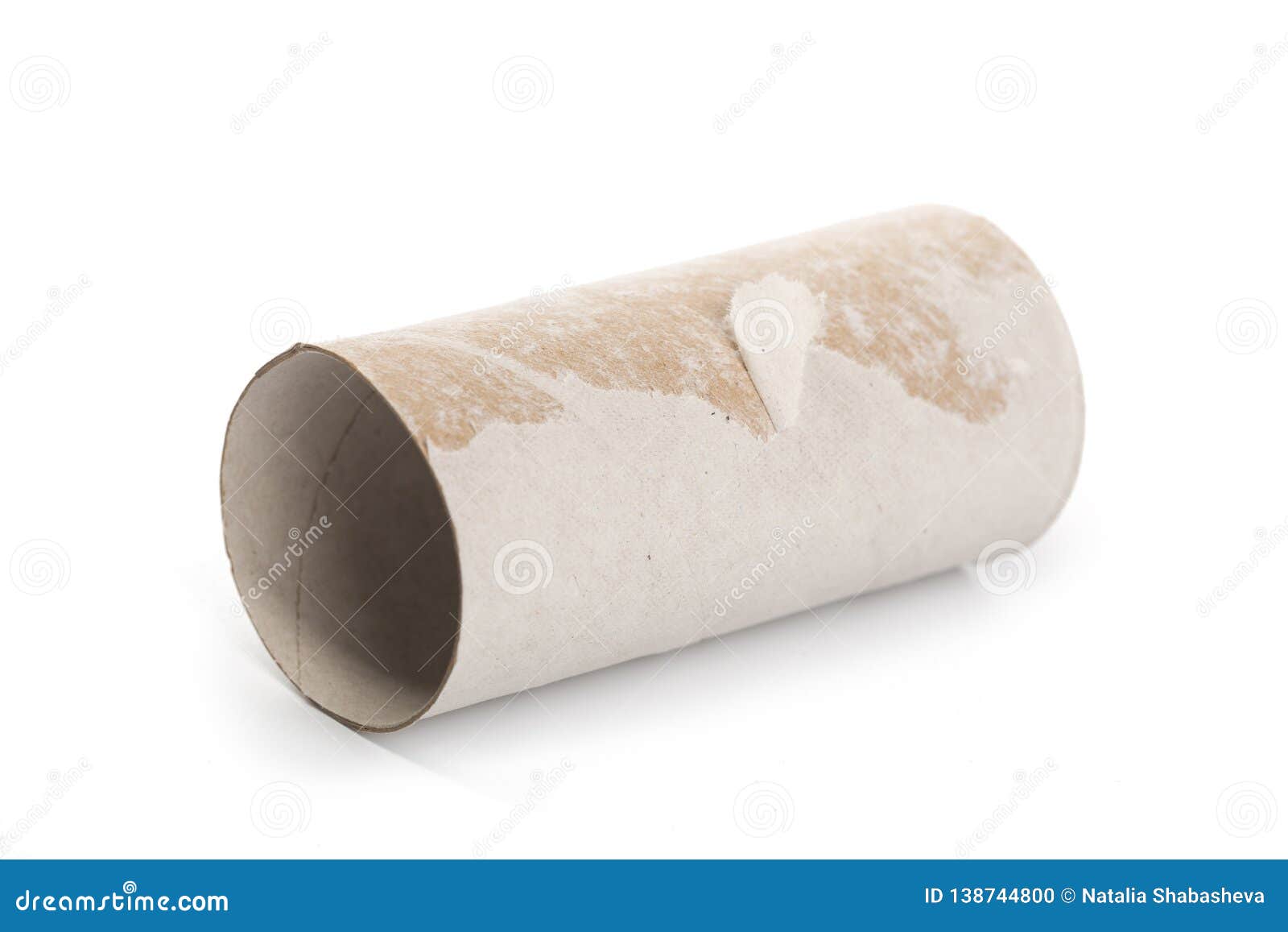 Paper Roll on White Background Stock Photo - Image of conceptual ...