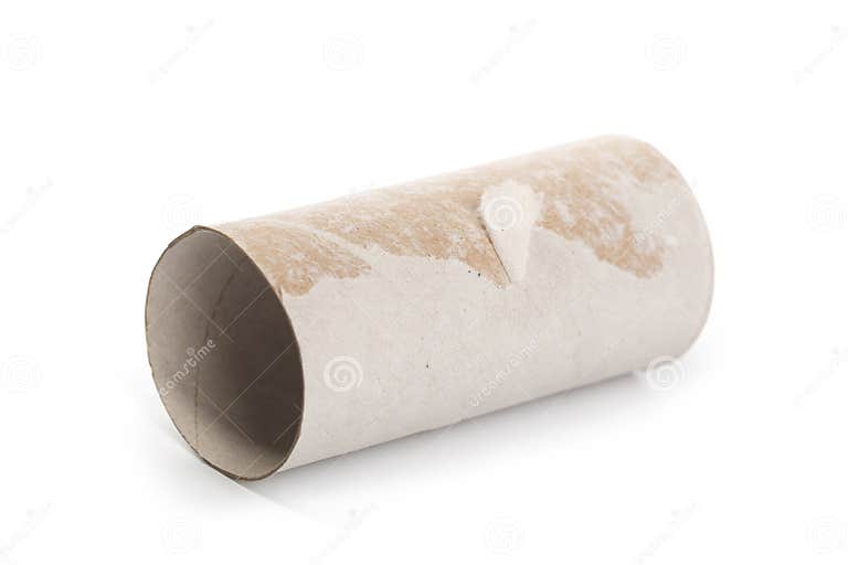 Paper Roll on White Background Stock Photo - Image of conceptual ...