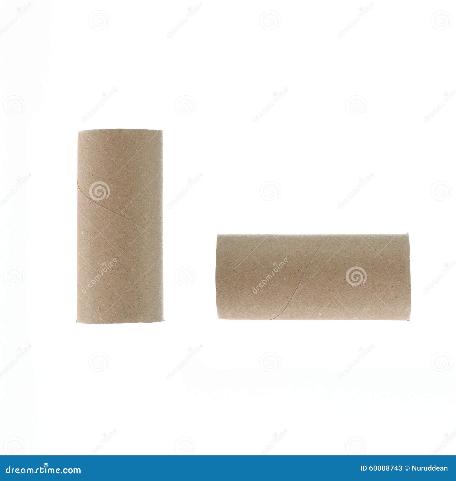 Paper Roll Isolated on White Background Stock Image - Image of paper ...