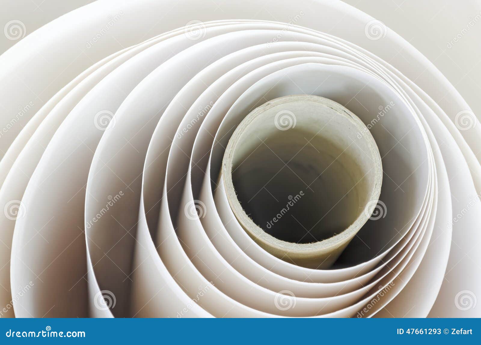 Paper Roll in a Print Plant Stock Image - Image of bright, industry ...