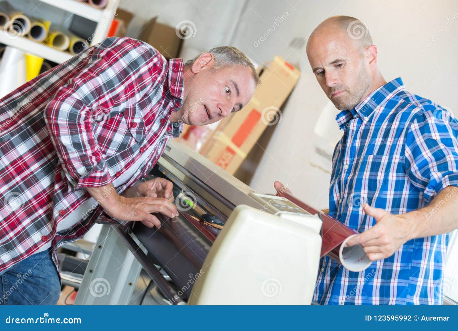 Paper Rolling Machine Royalty-Free Stock Photography | CartoonDealer ...