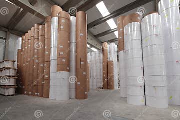Paper rolls stock photo. Image of manufacturing, fabricating - 3200206