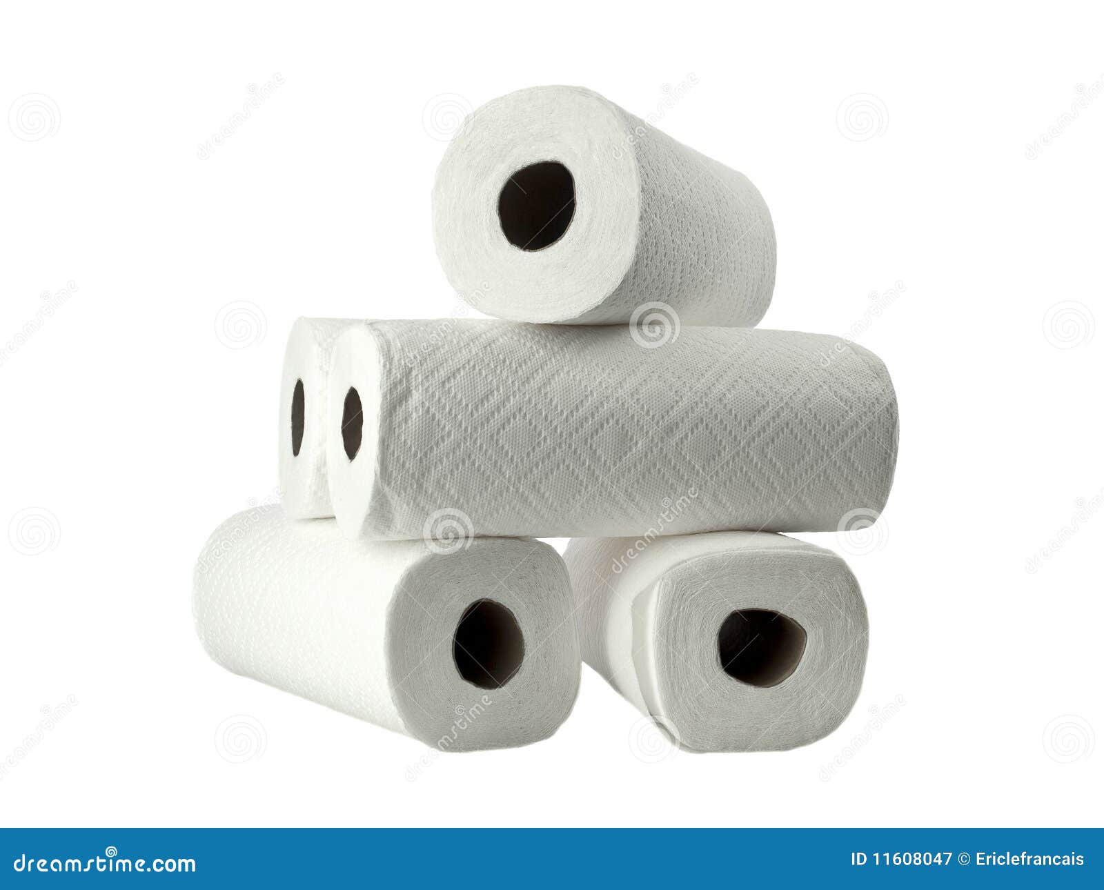 Paper rolls stack stock image. Image of home, paper, recycled - 11608047
