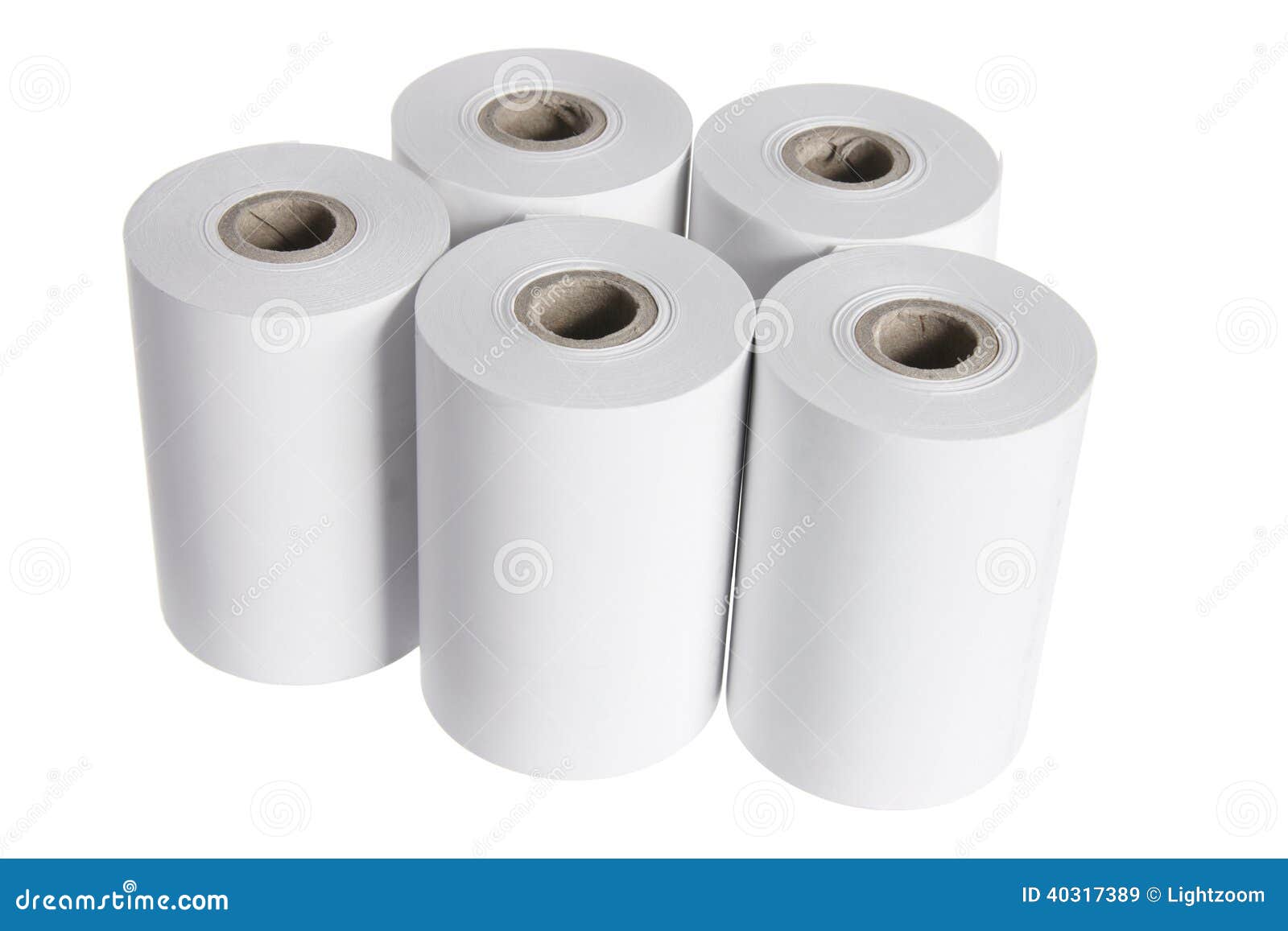 Paper Rolls stock image. Image of empty, spools, studio - 40317389
