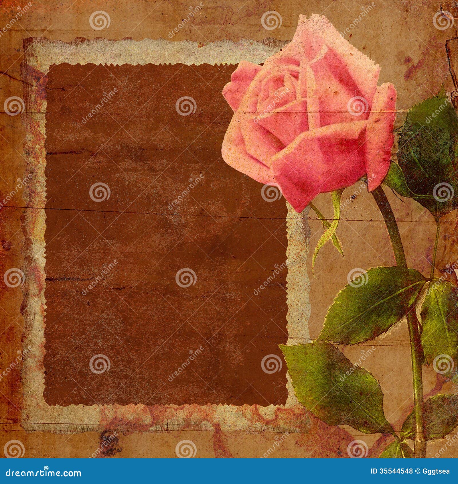 Old Rose Frame Stock Photo | CartoonDealer.com #6728100