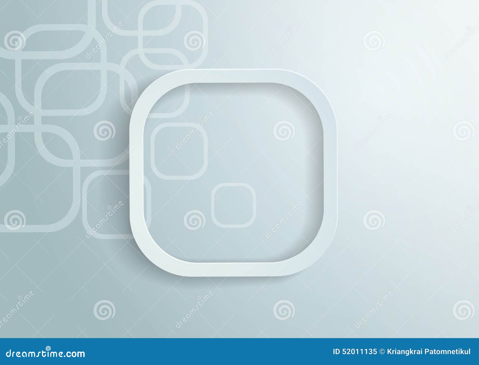Paper Rounded Rectangles Background Stock Vector - Illustration of ...