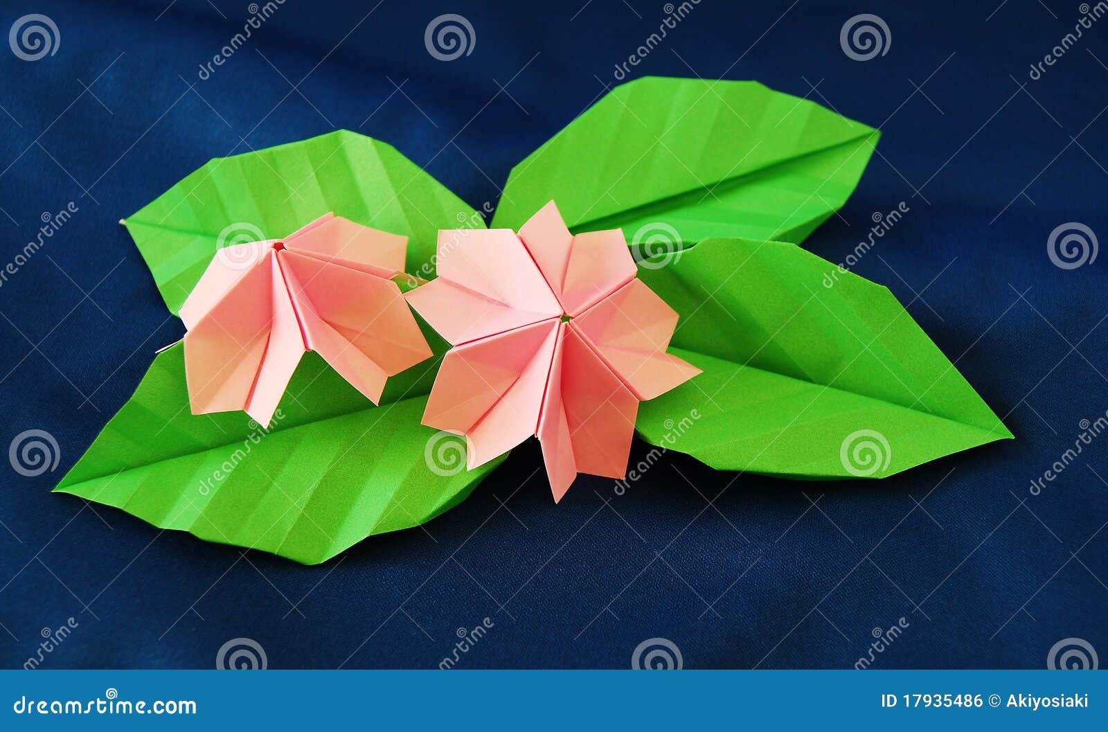 Paper sakura stock photo. Image of traditional, artificial - 17935486
